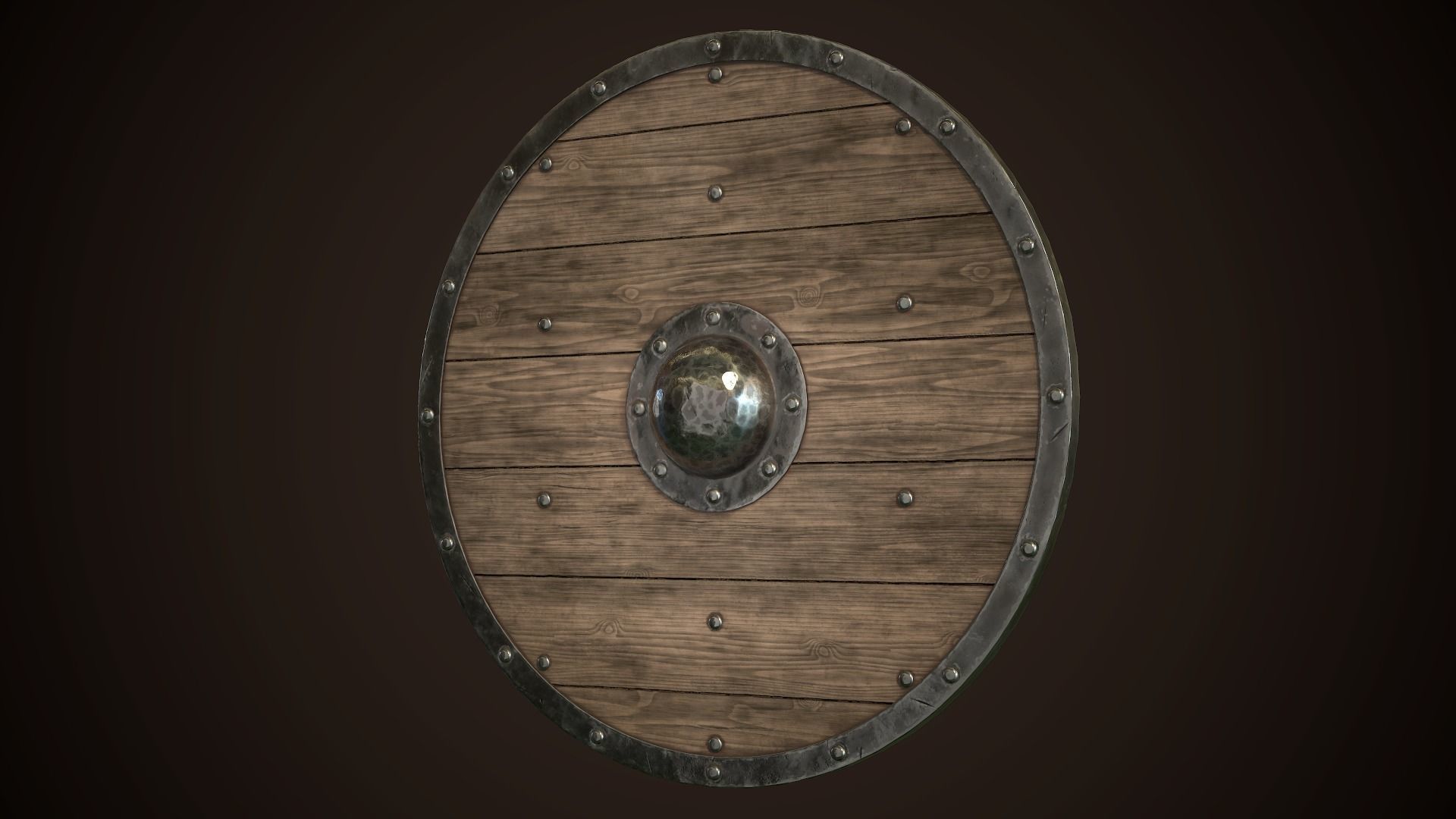 3D model Viking Shield Basic Skins VR / AR / low-poly | CGTrader