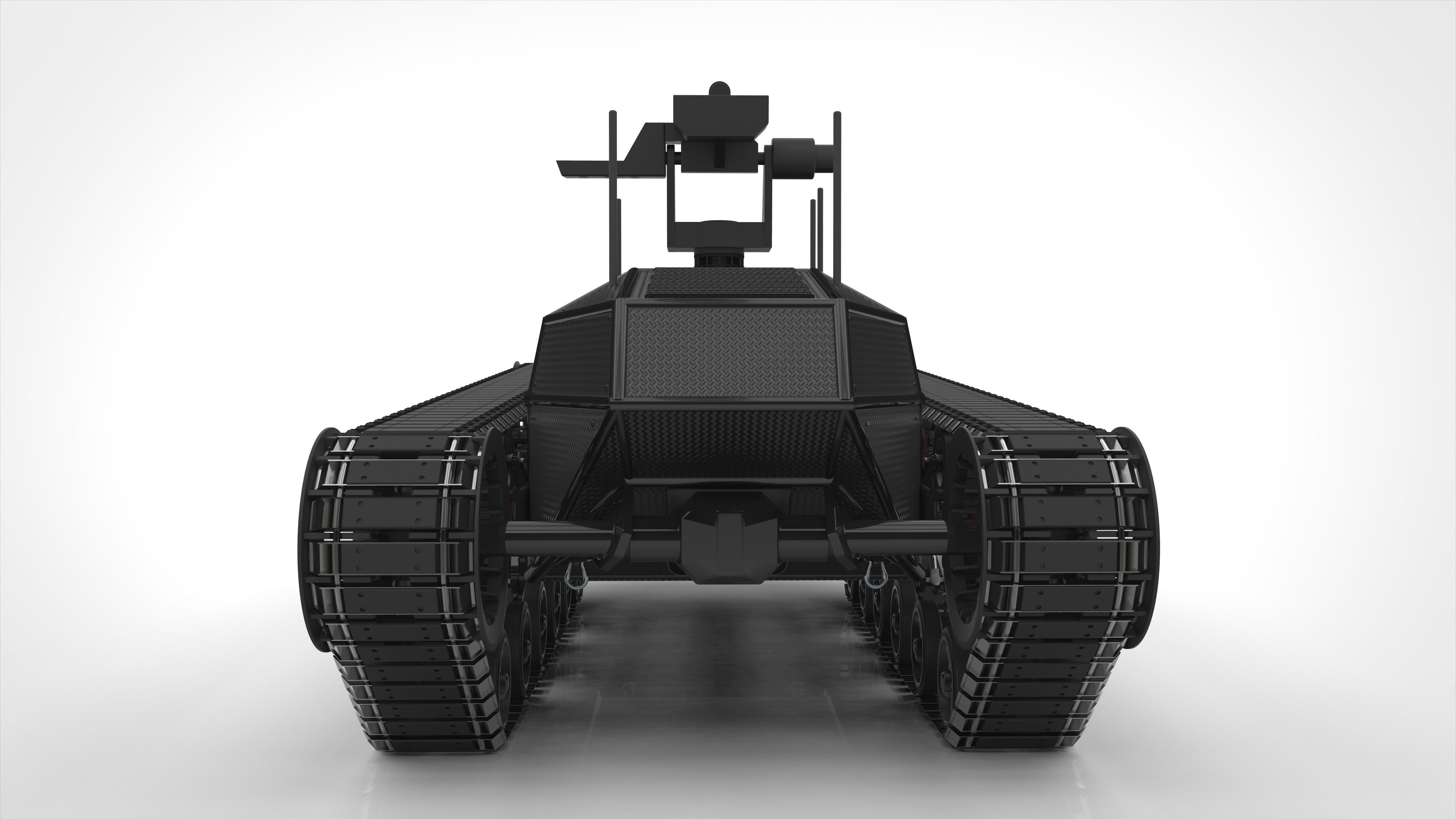 Ripsaw MS1 UGV 3D Model OBJ SLDPRT SLDASM SLDDRW IGE IGS IGES MTL STP ...
