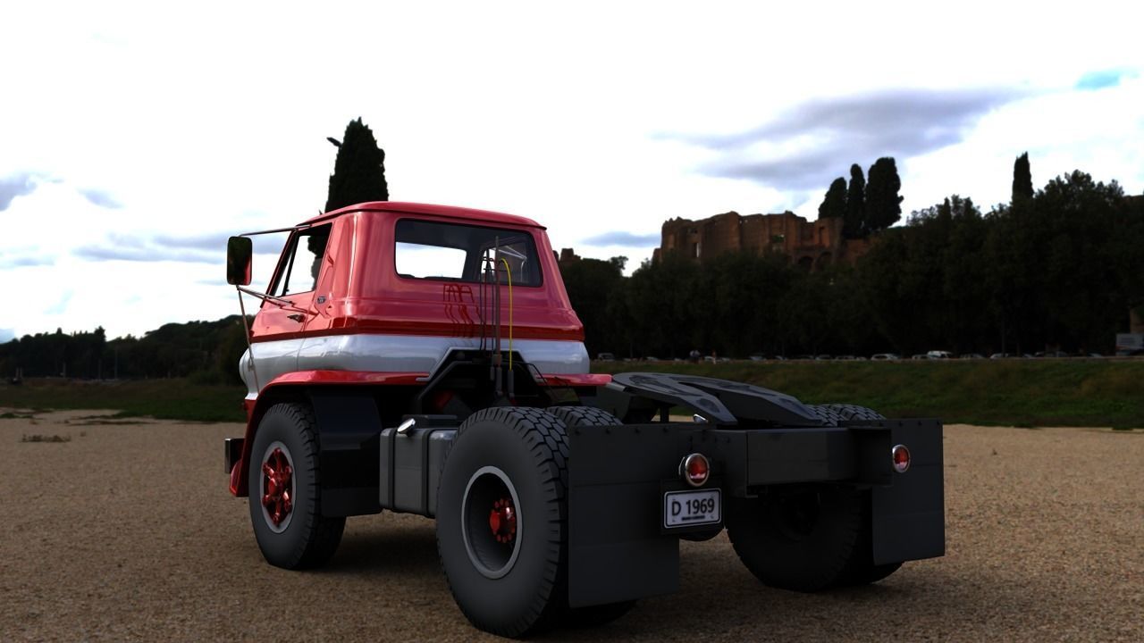 DODGE L700 TILT CAB TRUCK 1969 3D model | CGTrader