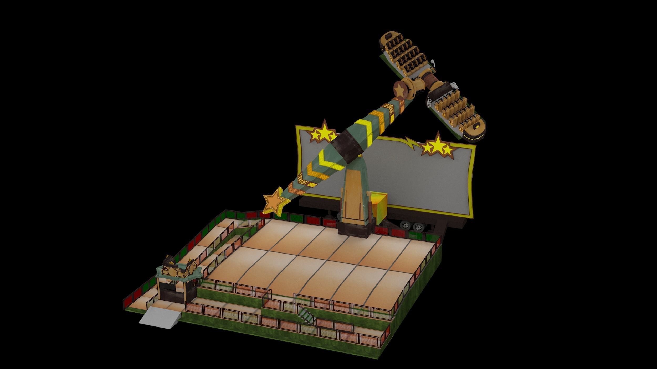 Amusement Ride 3D model | CGTrader