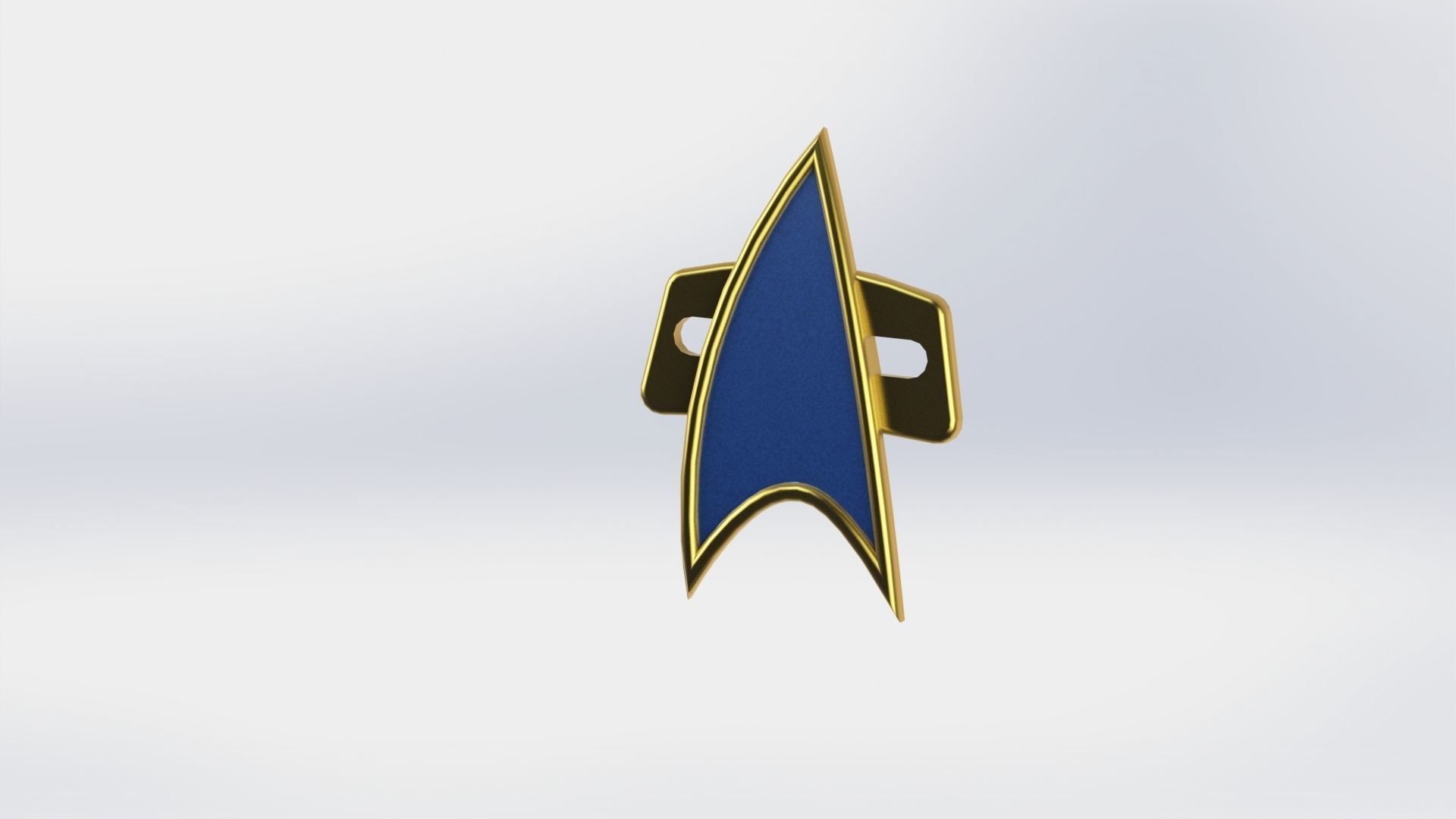star trek picard badges Cosplay 3d model stl free 3D model 3D printable ...