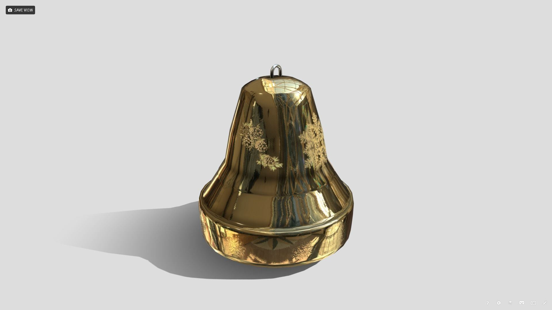 3D model Christmas Bell VR / AR / low-poly | CGTrader