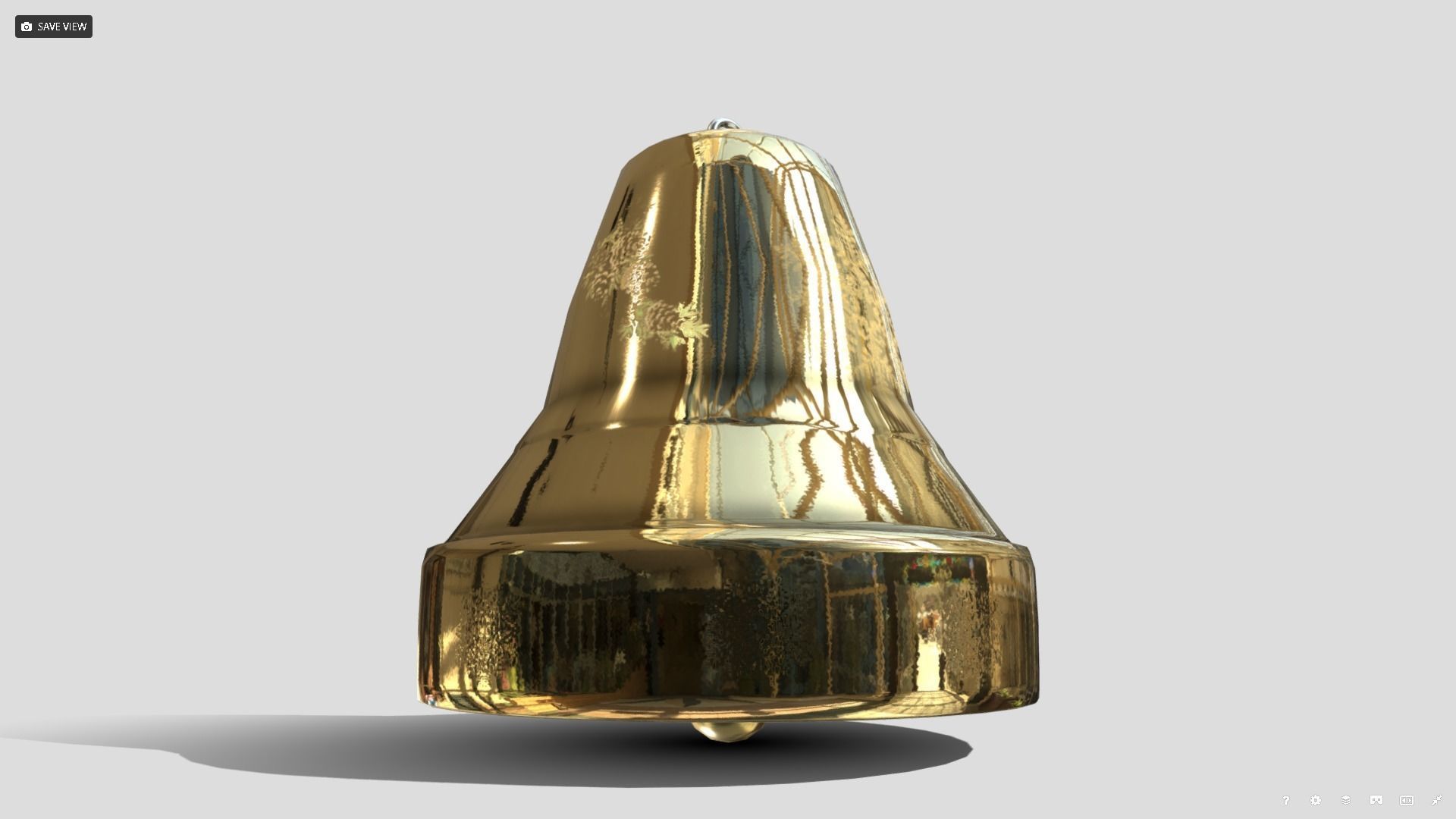 3D model Christmas Bell VR / AR / low-poly | CGTrader