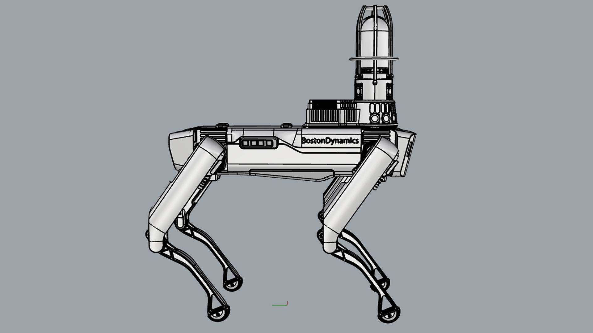 Boston Dynamics Spot Inspection Black 3D model | CGTrader