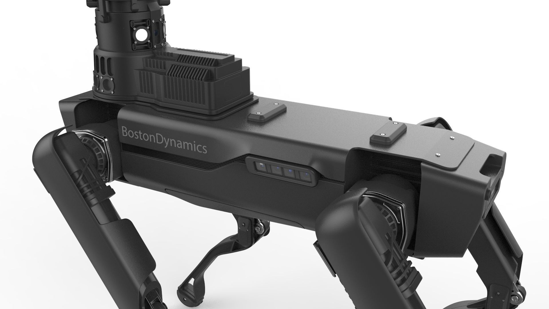 Boston Dynamics Spot Inspection Black 3D model | CGTrader