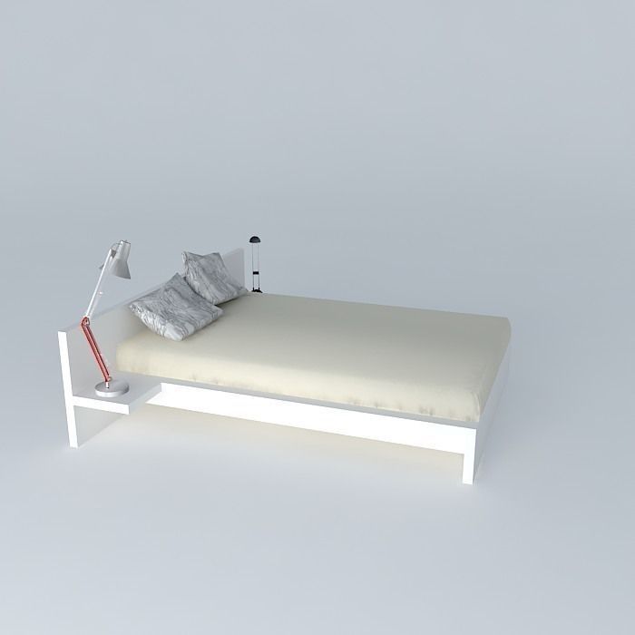 Simple bed free 3D model | CGTrader