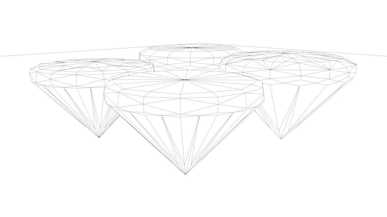 Diamonds free VR / AR / low-poly 3D model | CGTrader