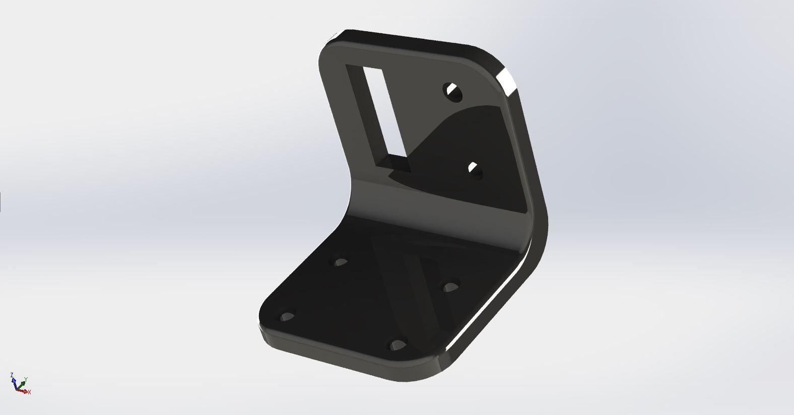 Bracket L Shaped free 3D model 3D printable | CGTrader