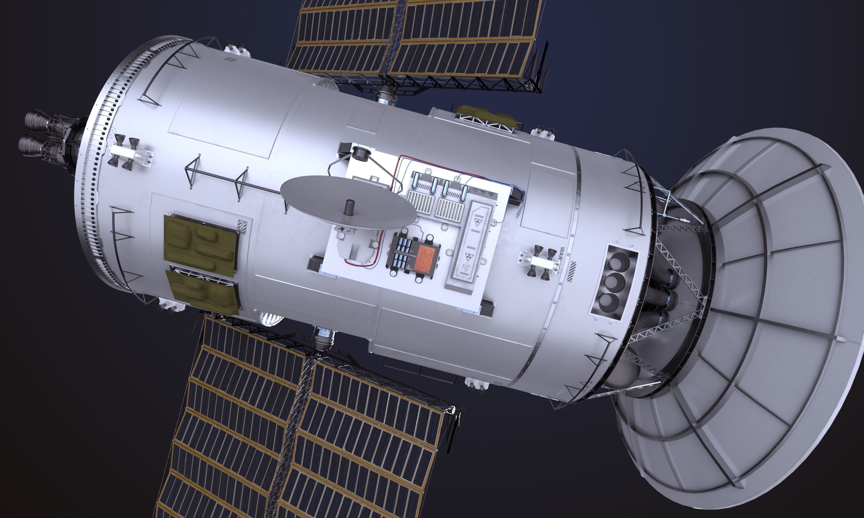 NEO Communication Satellite Mk-1 3D model | CGTrader