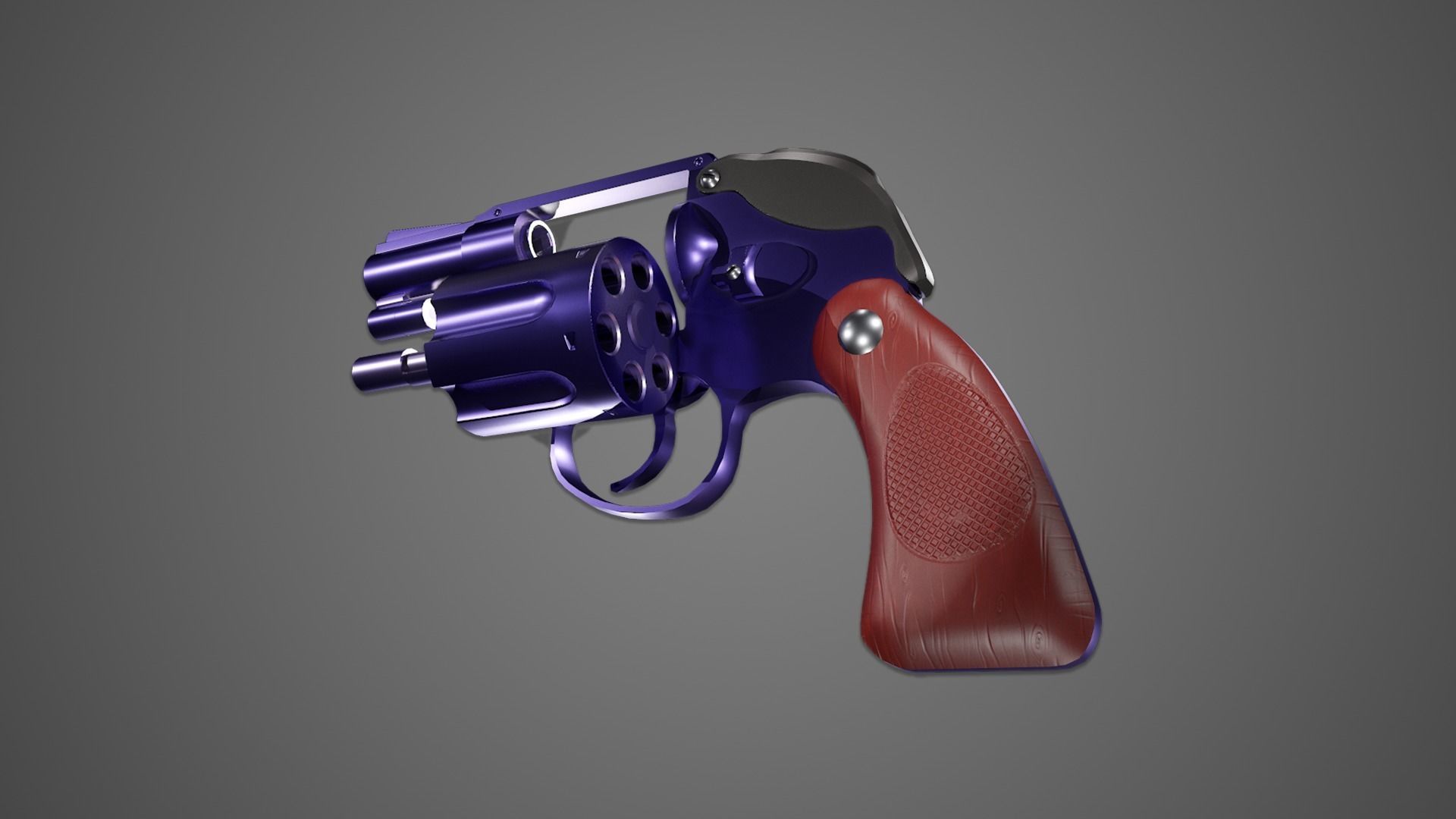 3D model Guido Mista revolver Sex Pistols stand VR / AR / low-poly ...