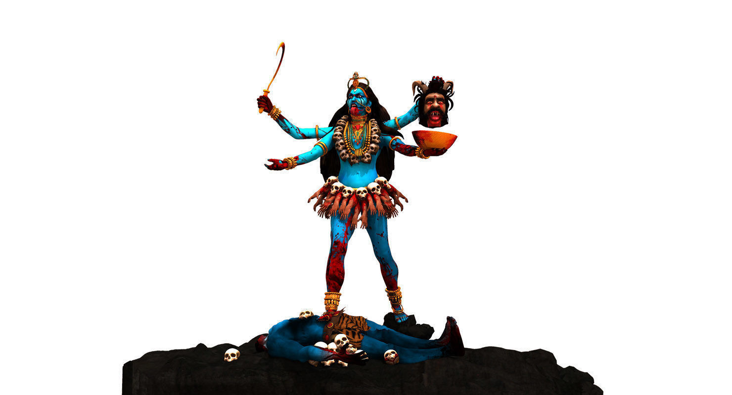 god maha kali 3d model 3D model | CGTrader