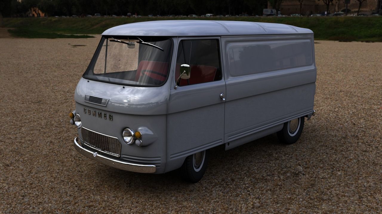 COMMER FC VAN 1968 3D model | CGTrader
