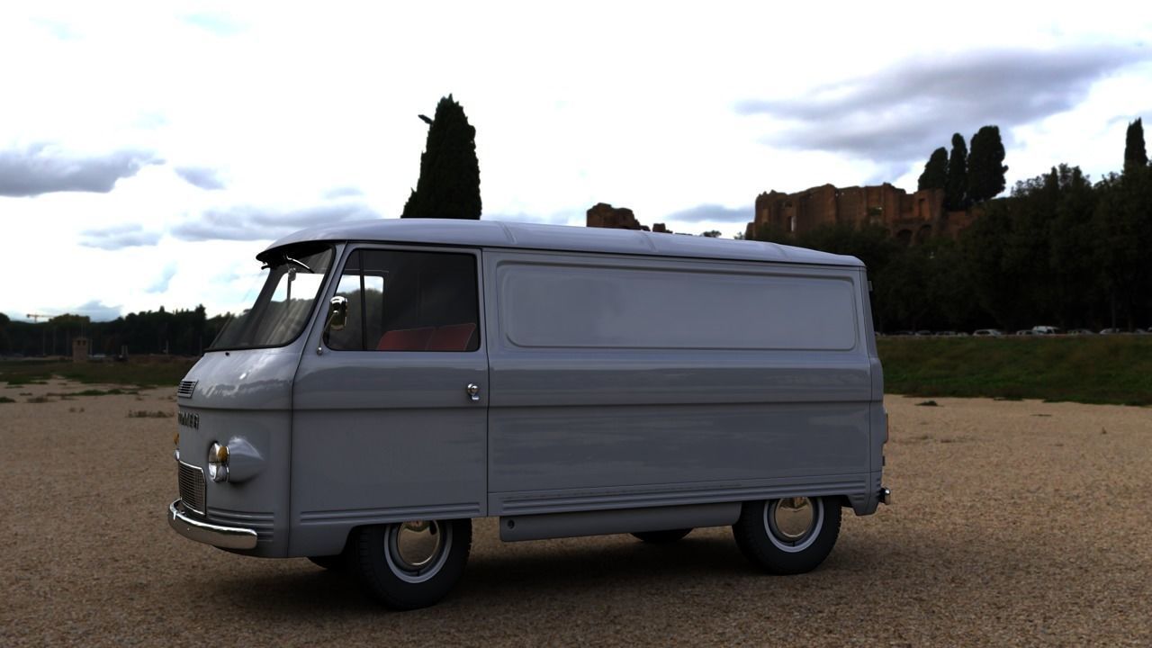 COMMER FC VAN 1968 3D model | CGTrader