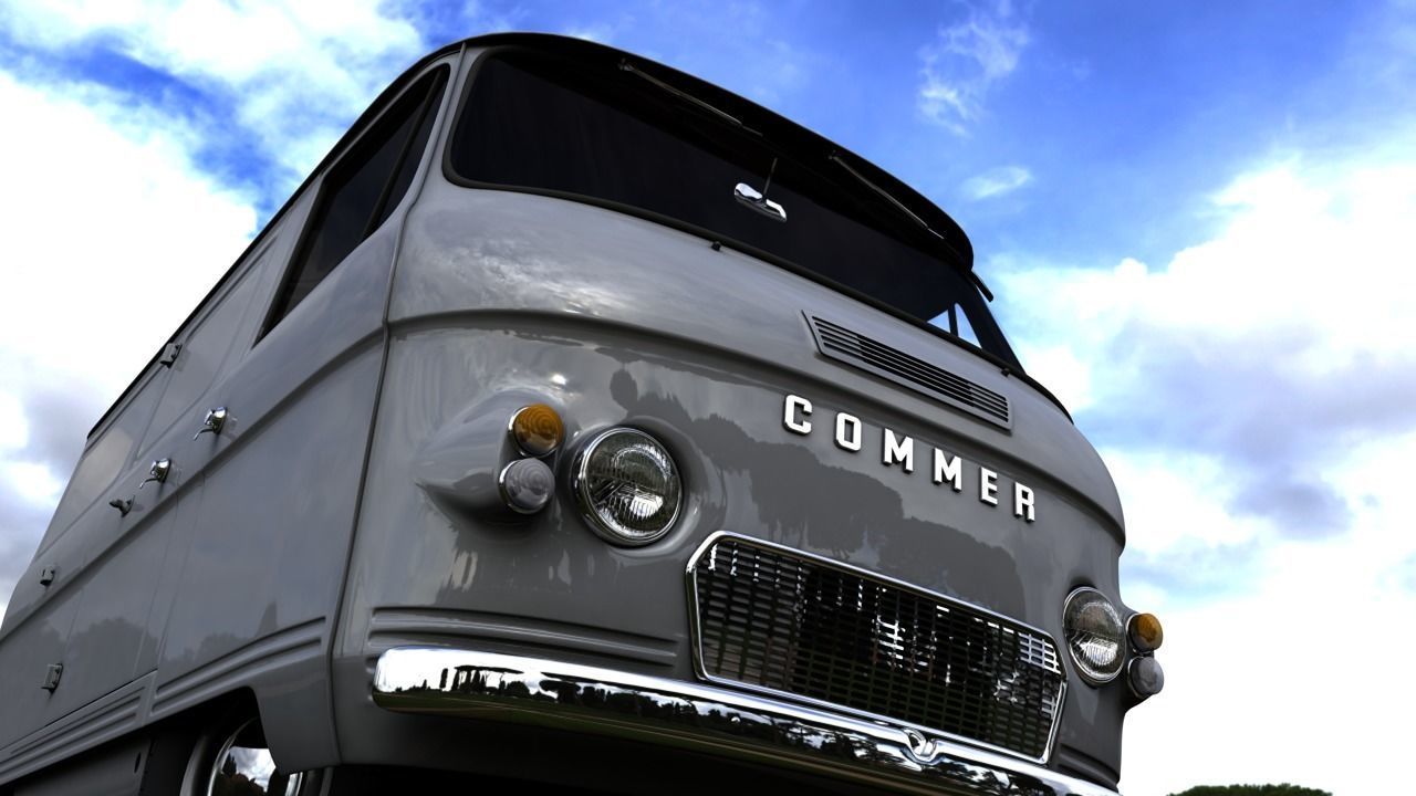 COMMER FC VAN 1968 3D model | CGTrader