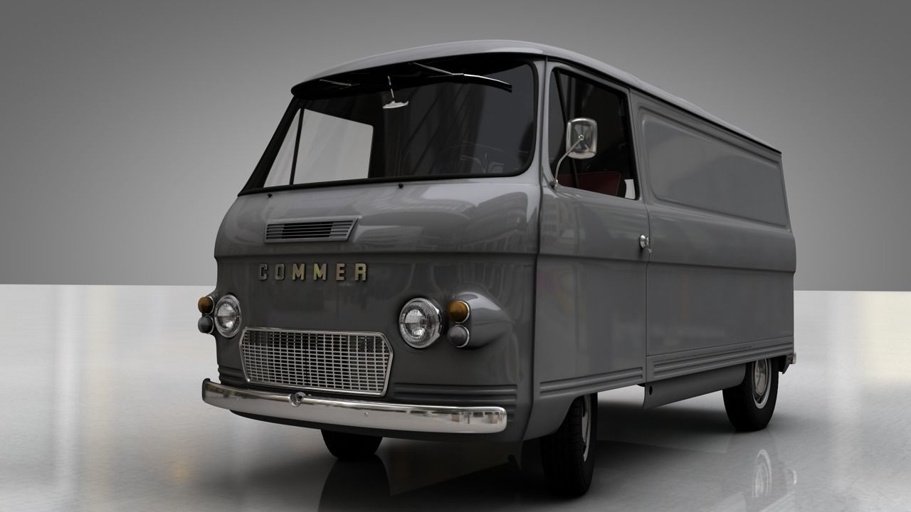COMMER FC VAN 1968 3D model | CGTrader