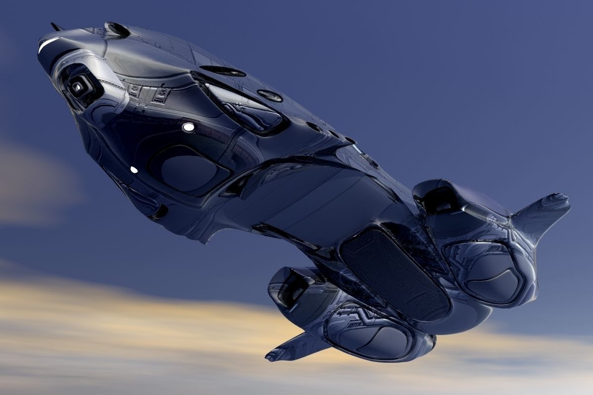 DR-755 Dropship Cargo Spaceship 3D model | CGTrader
