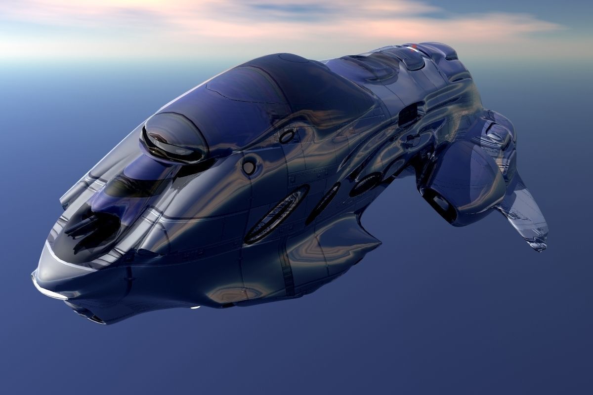 DR-755 Dropship Cargo Spaceship 3D model | CGTrader
