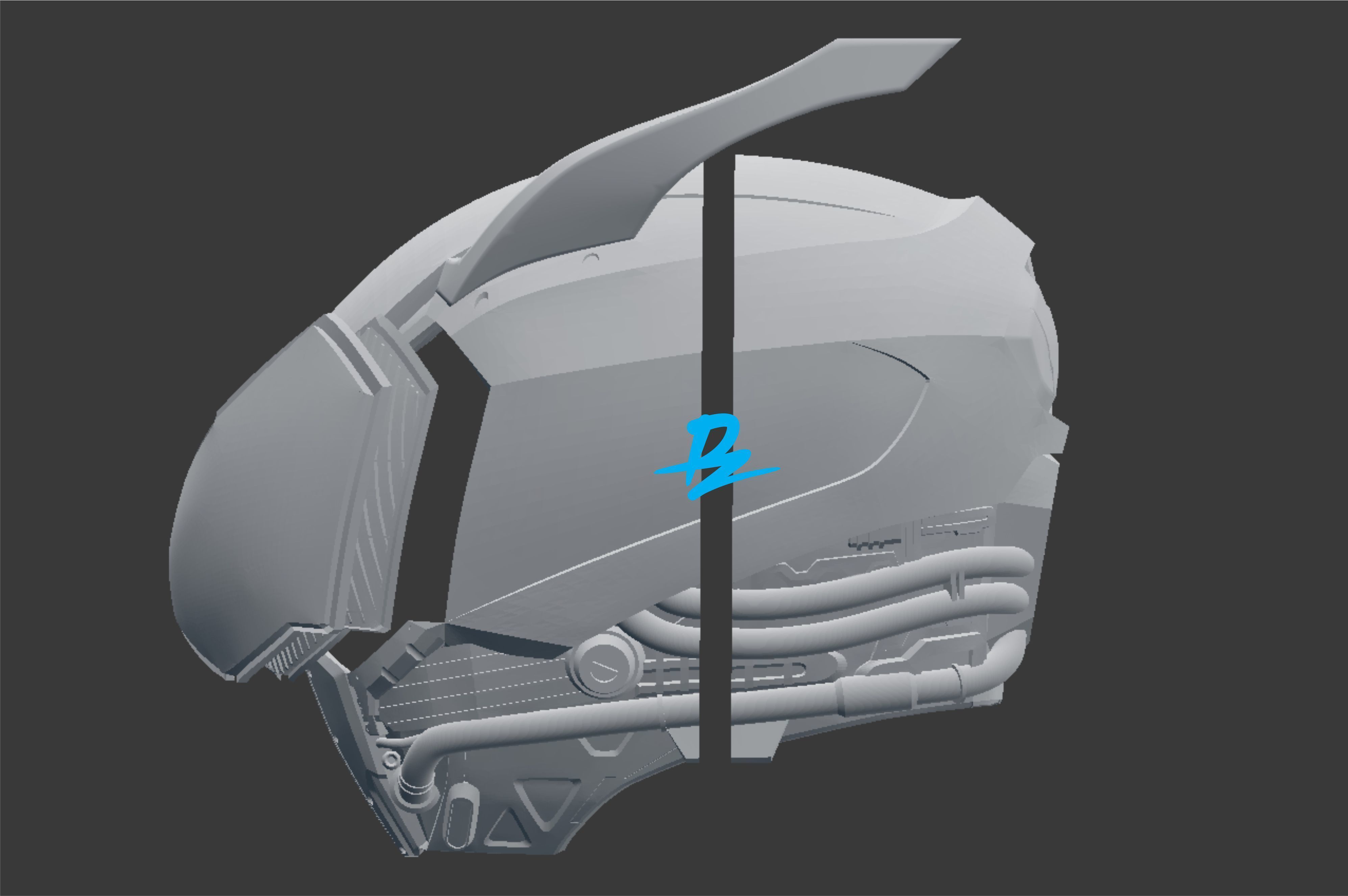 Kamen Rider Drive Type Speed 3D model 3D printable | CGTrader