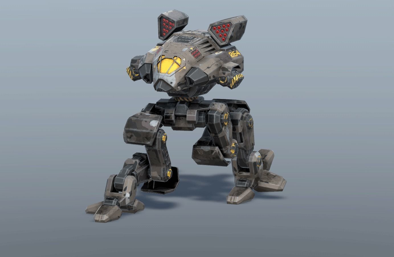 3D model Lynx BattleMech VR / AR / low-poly | CGTrader