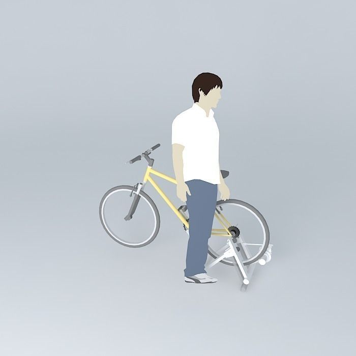 Bicycle pedal power electric generator free 3D model | CGTrader