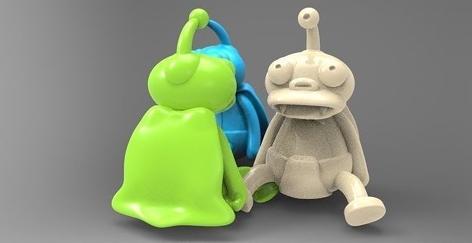 mordelon cartoon character wearing cape 3D model | CGTrader