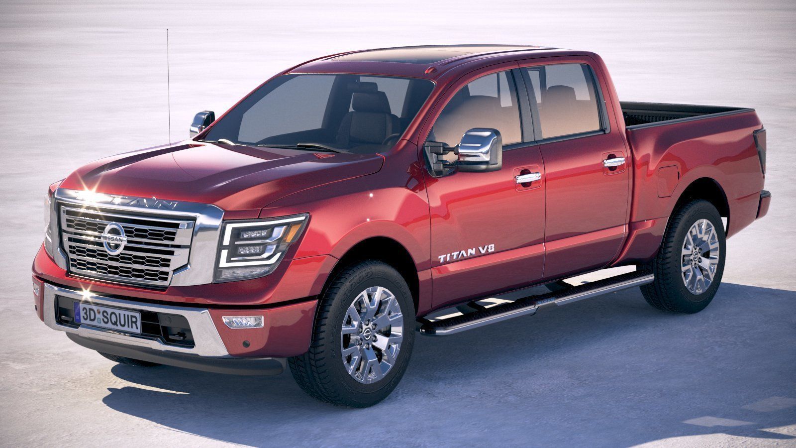 Nissan Titan 2020 3D model | CGTrader