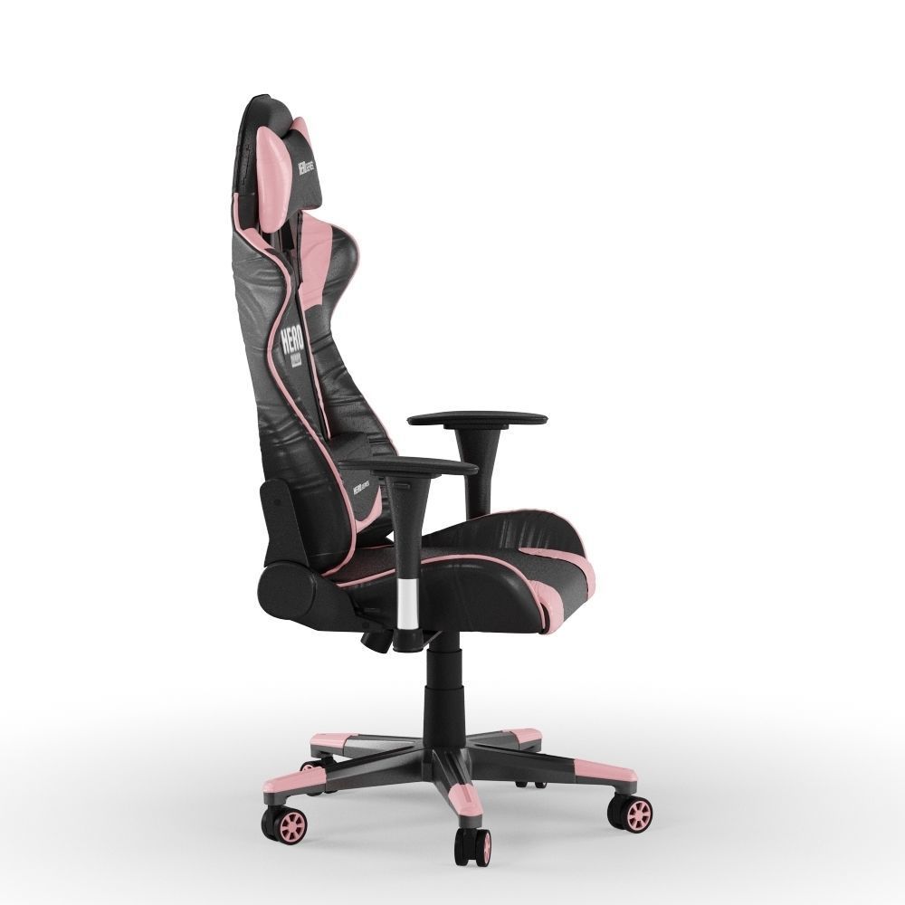 PC Gamer Chair Pink Hero 3D model | CGTrader