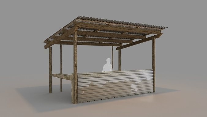 Rustic Stand 3D model | CGTrader