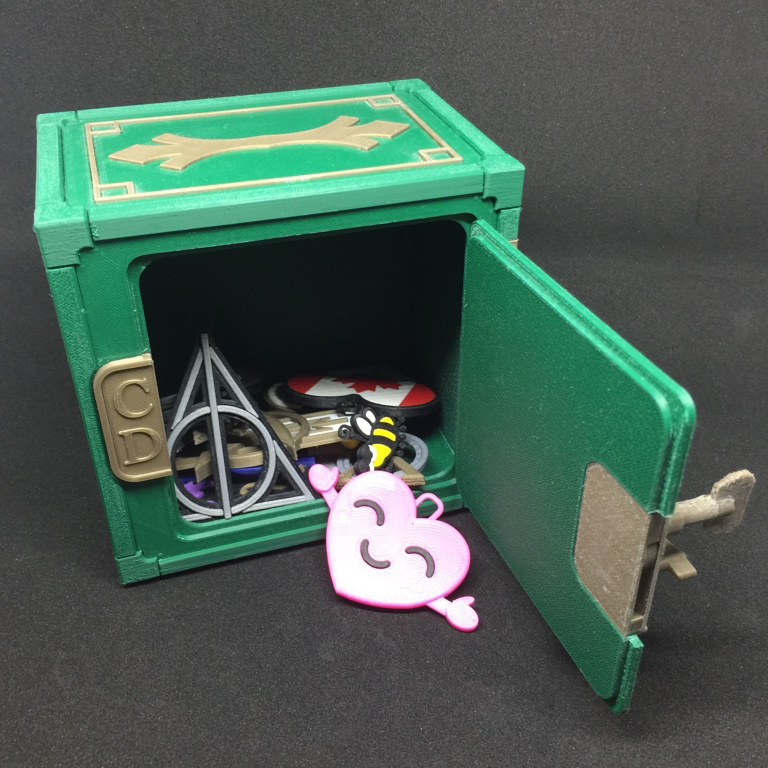 Carbonyte Lockable Mini Safe 3D model 3D printable | CGTrader