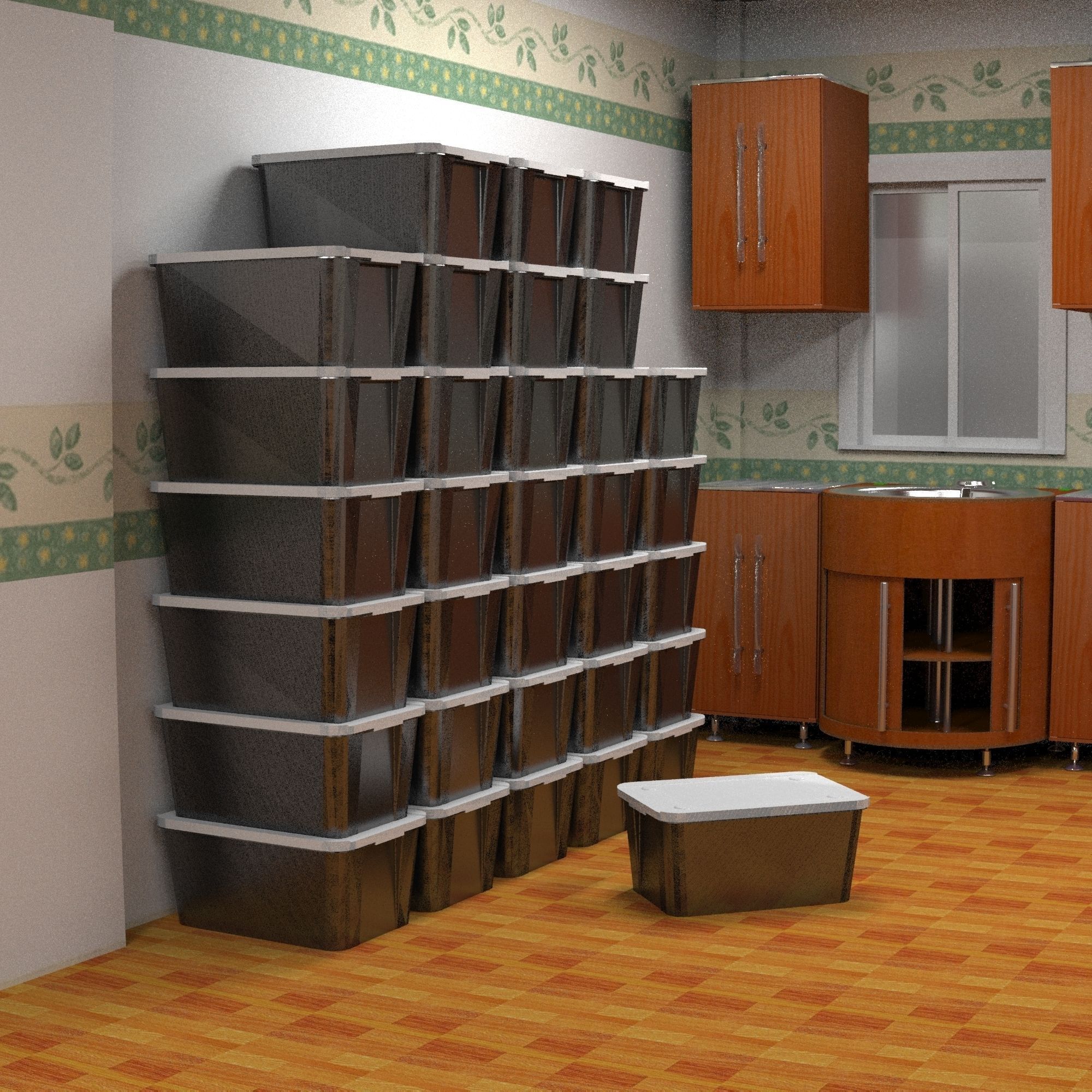 Small container Box 3D model | CGTrader