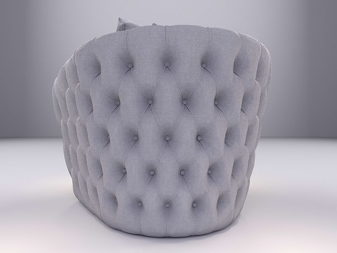 3D model Single Chester Sofa VR / AR / low-poly | CGTrader