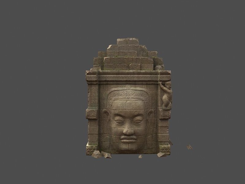 3D model Angkor Wat Games res model 02 VR / AR / low-poly | CGTrader