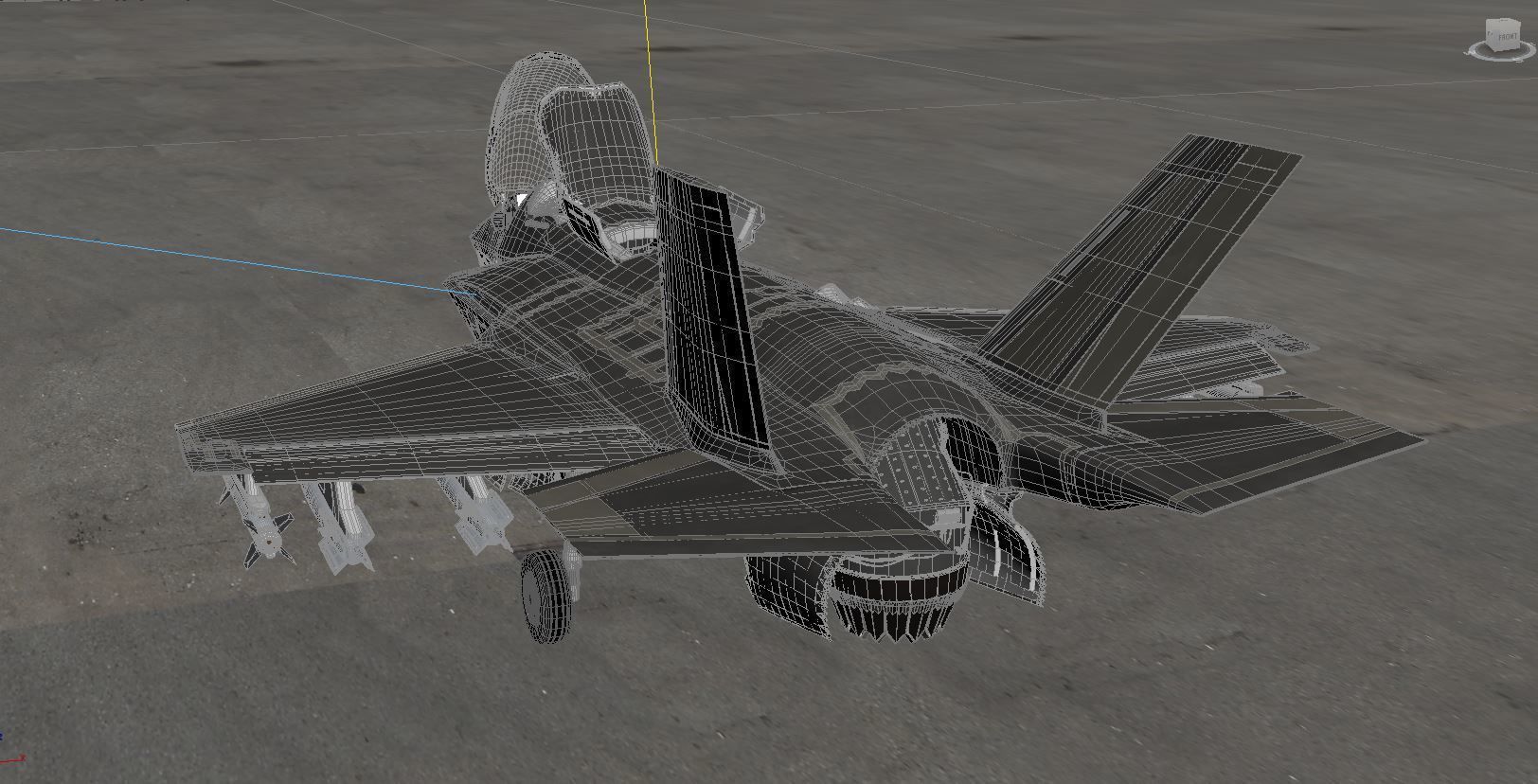 F-35B Lightning II 3D model animated rigged | CGTrader