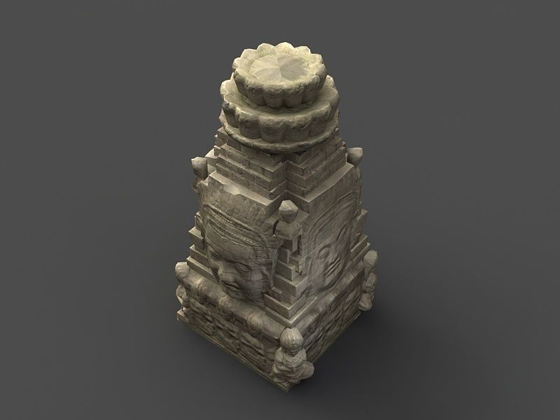 3D model Angkor Wat Games res model 04 VR / AR / low-poly | CGTrader