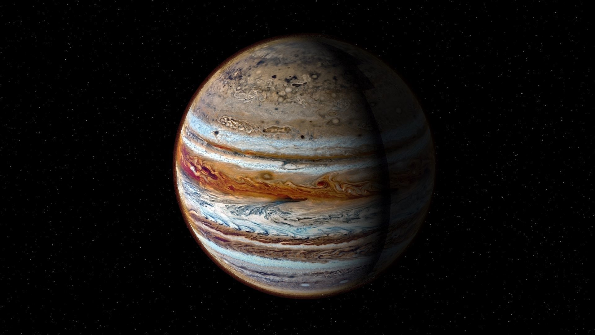 Jupiter 3d max corona rander model 3D model animated | CGTrader
