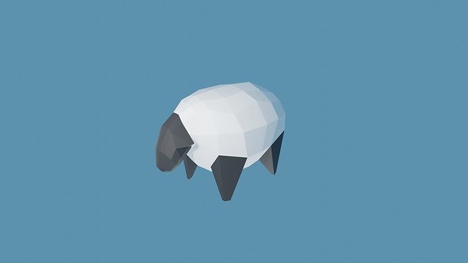 3D model Low Poly sheep 3D model VR / AR / low-poly | CGTrader