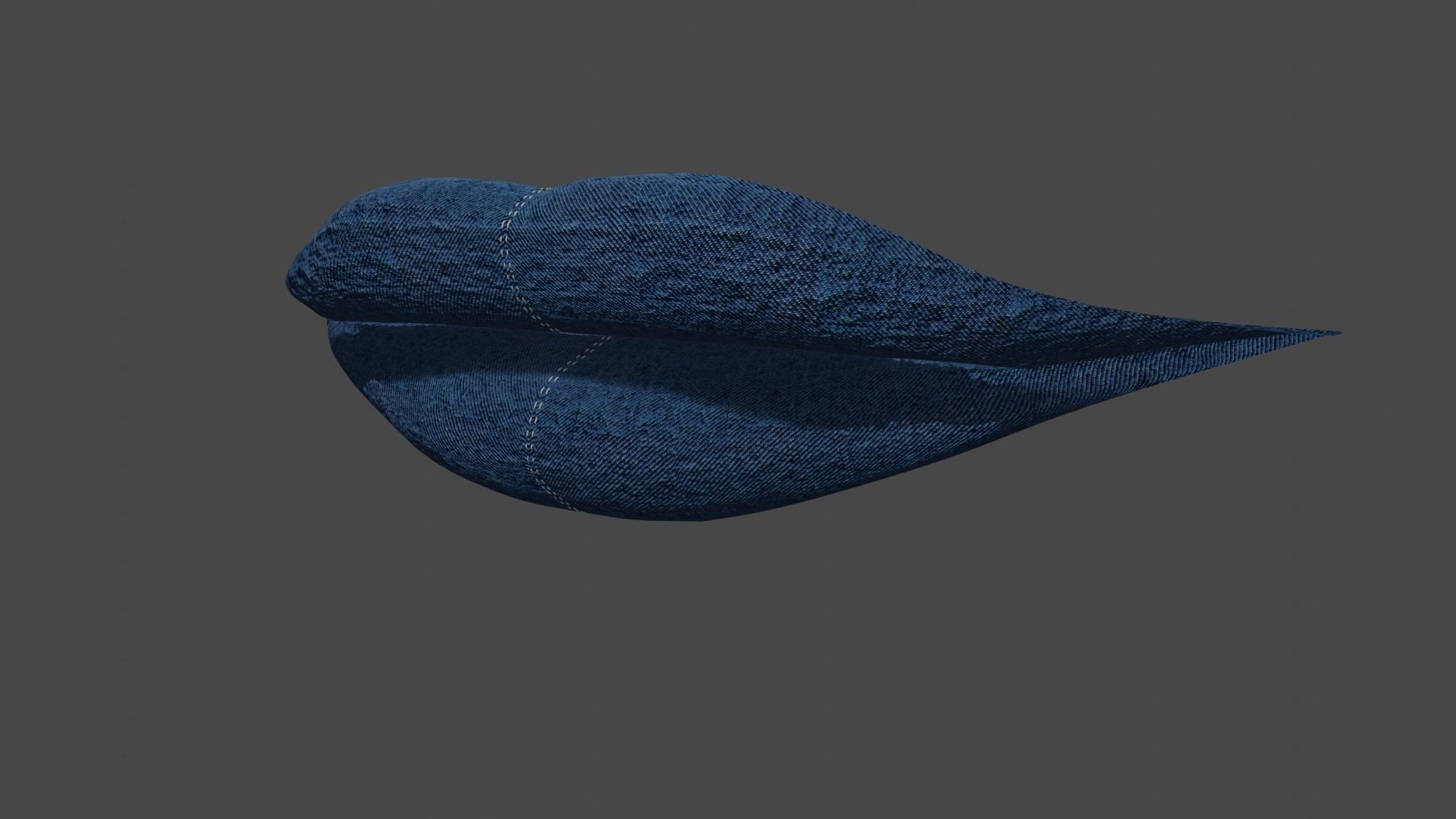 Denim Lips 3D model | CGTrader