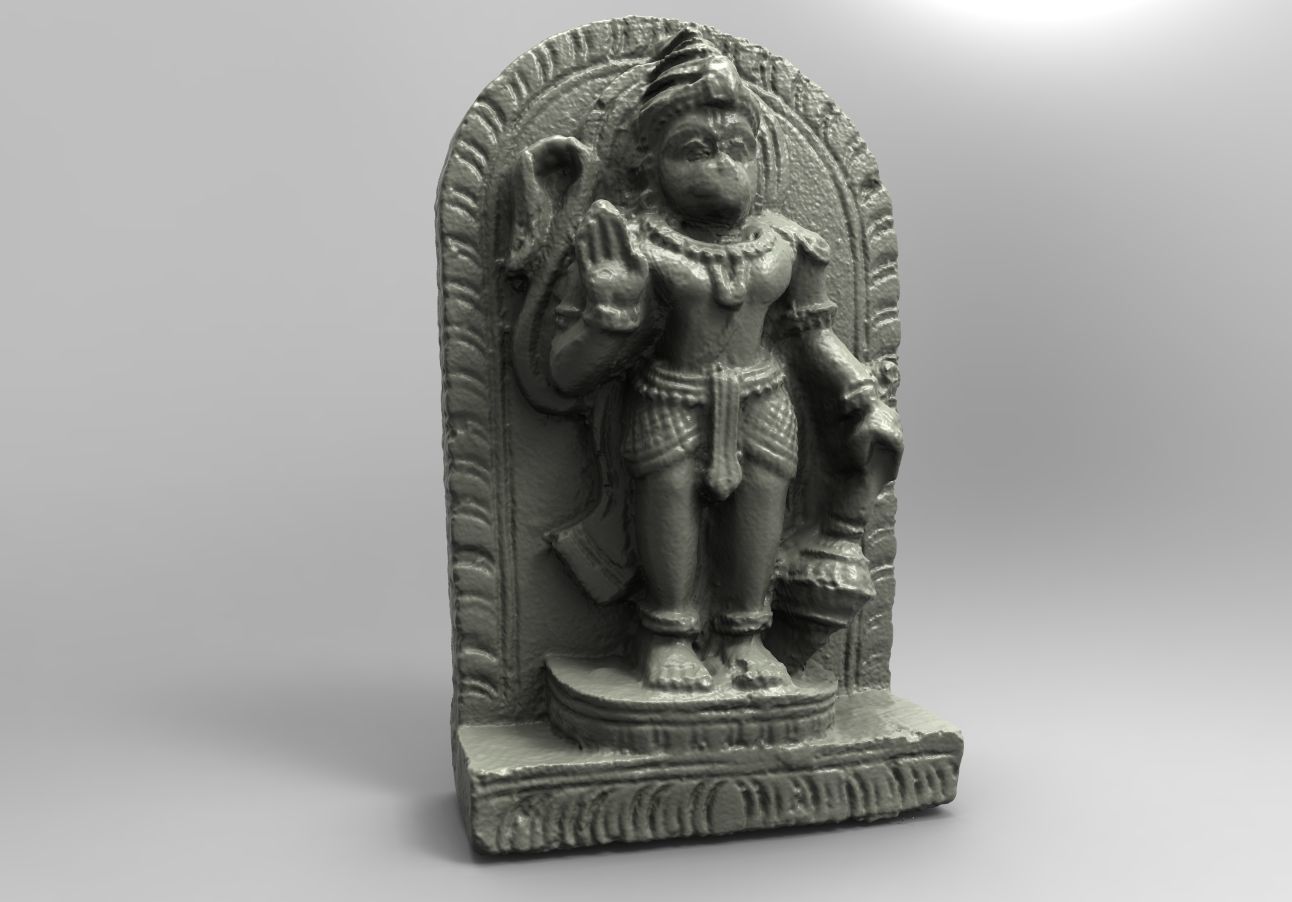 Hanuman statue of indian god 3D model 3D printable | CGTrader
