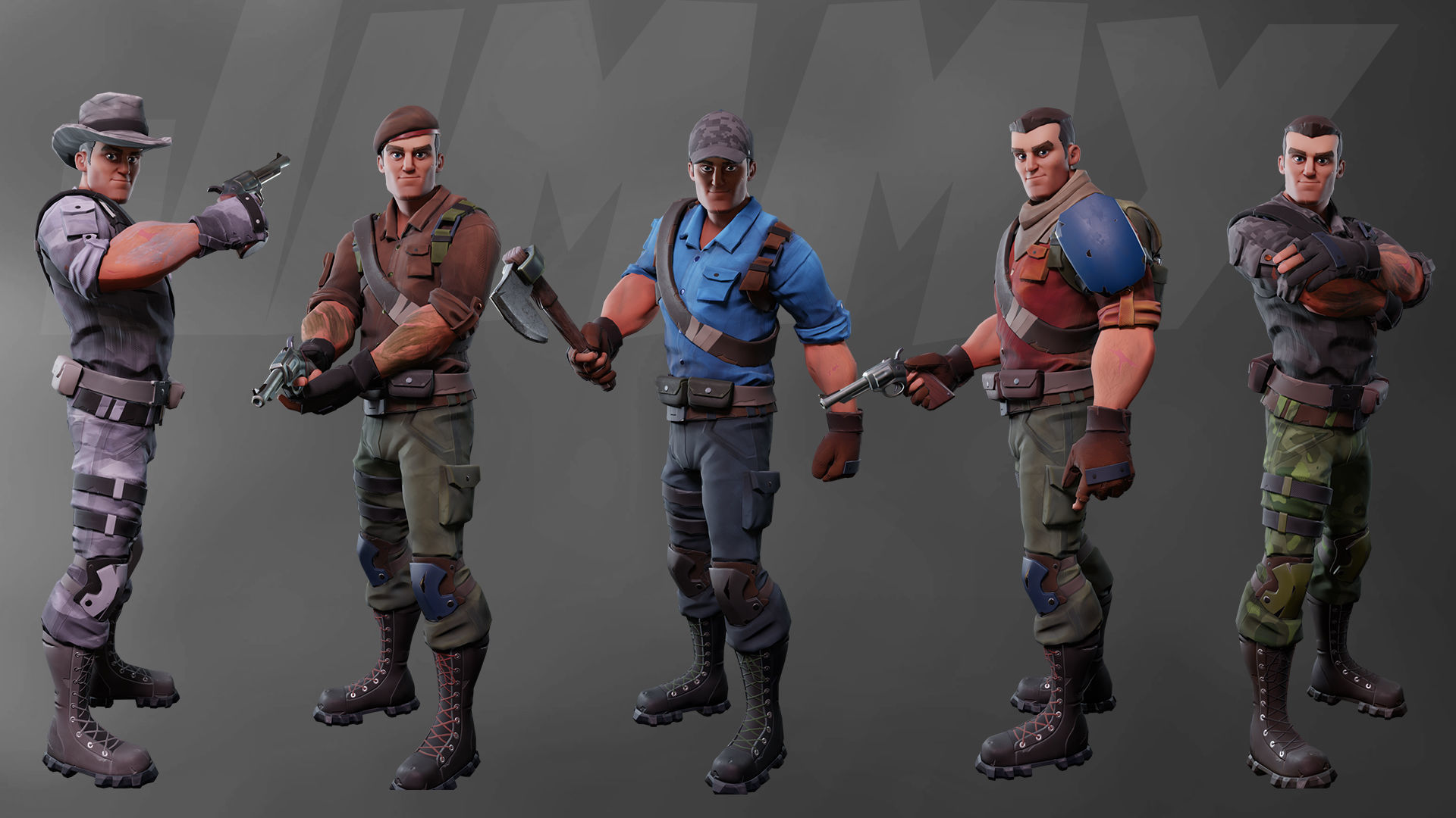 3D model Jimmy adventure - Stylized character VR / AR / low-poly | CGTrader