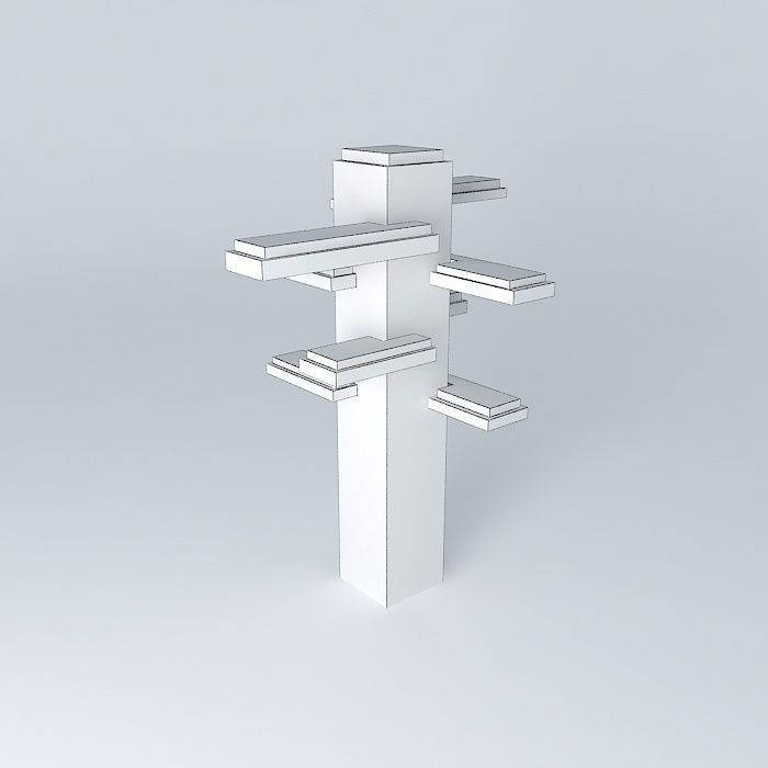 tree installation free 3D model | CGTrader