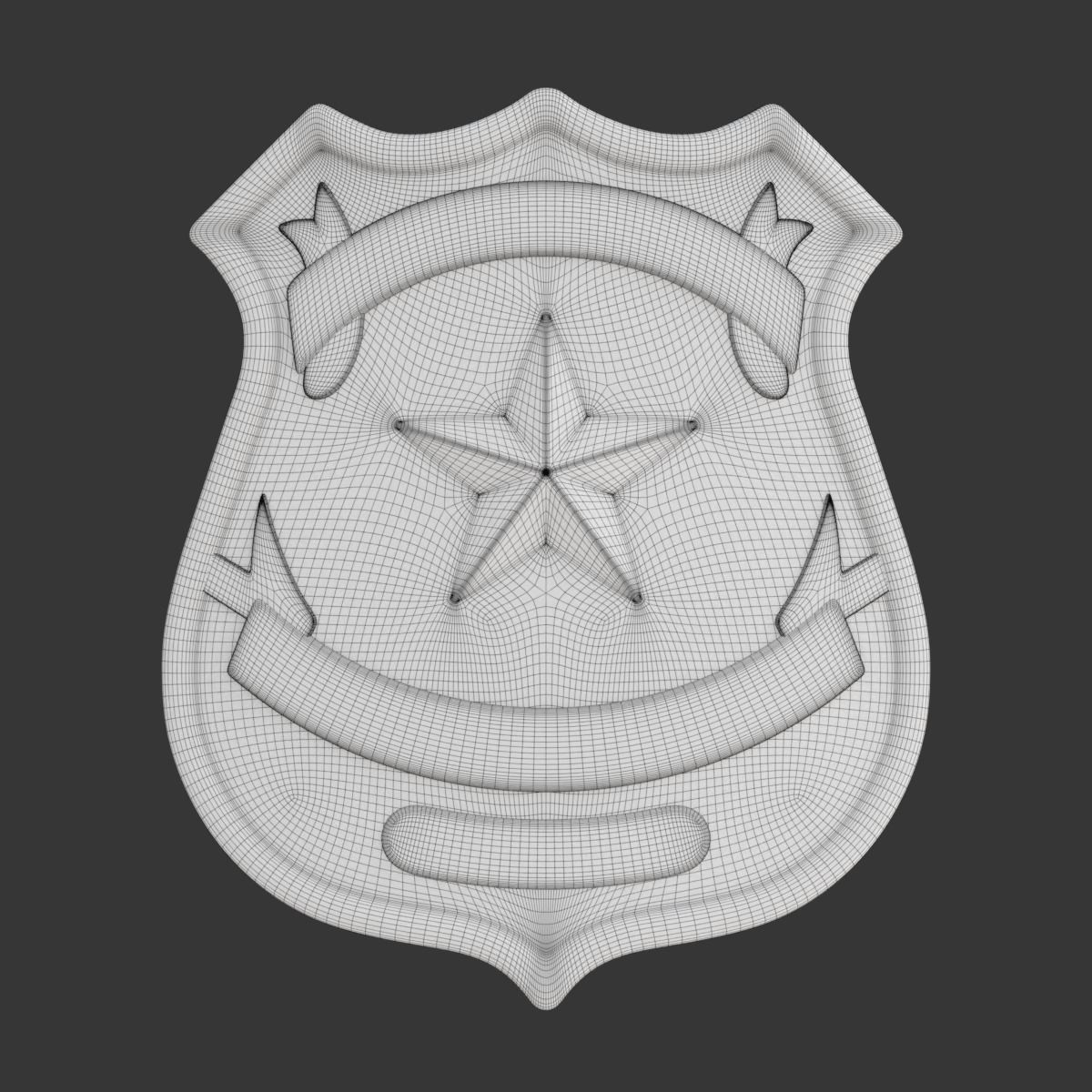Police Badge 3D model | CGTrader