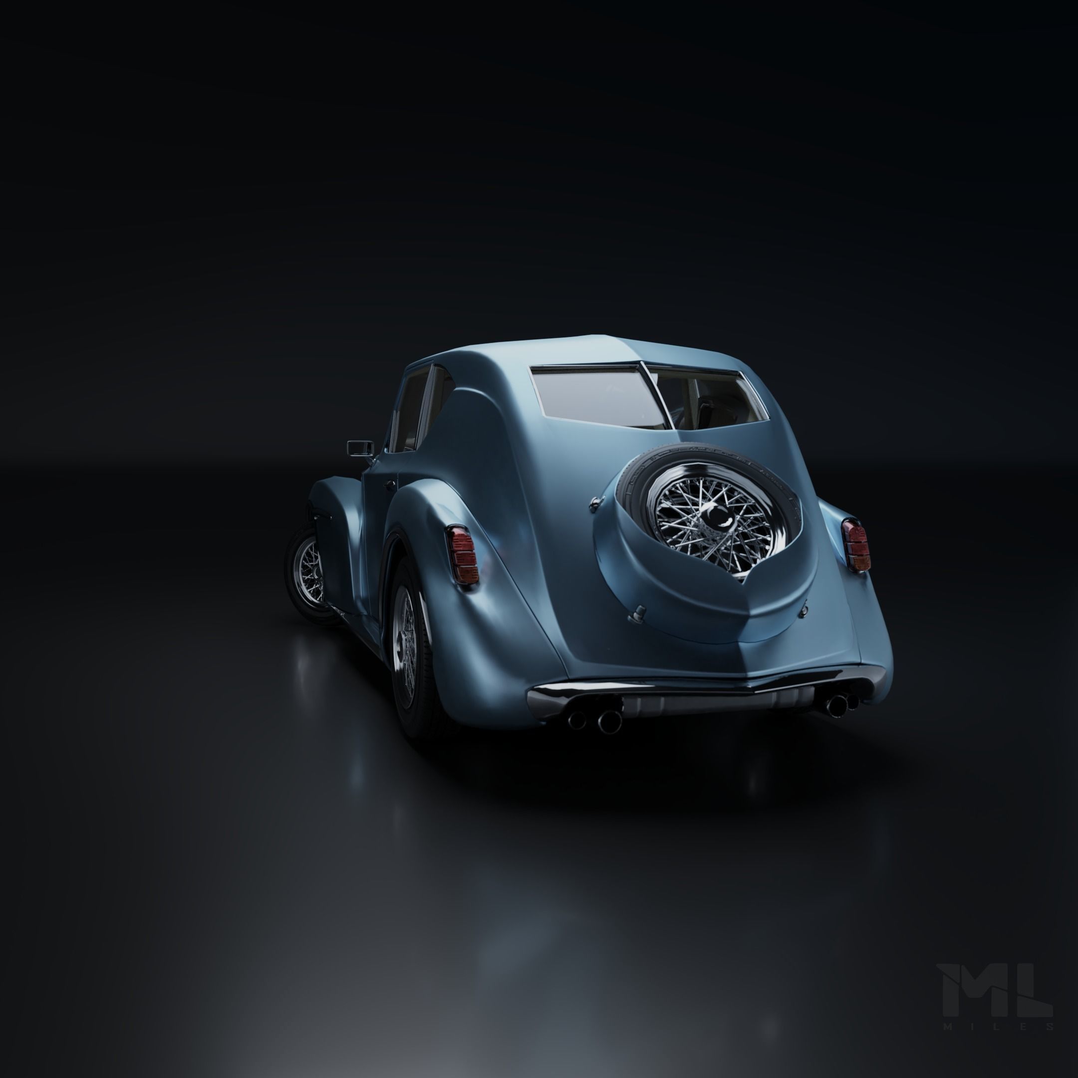 Concept Car 9 Classic free 3D model | CGTrader