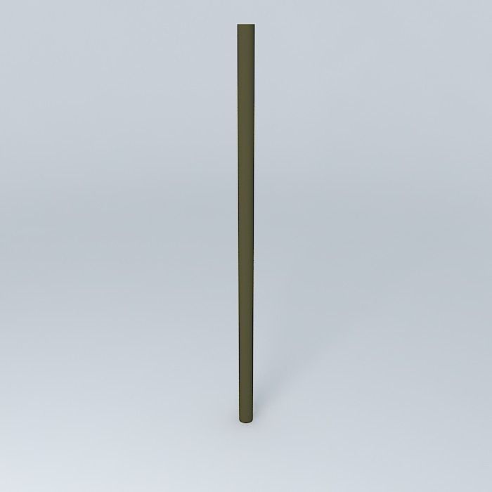 Metal pole free 3D Model MAX OBJ 3DS FBX STL SKP | CGTrader.com