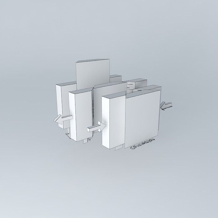 Fault and fault blocks free 3D model | CGTrader