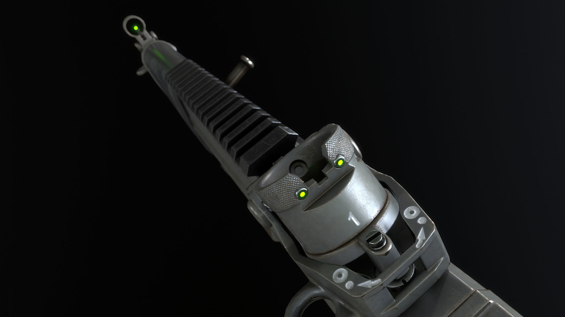 3D model Sig sg 552 commando - Eotech 552 Holographic Weapon Sights VR ...