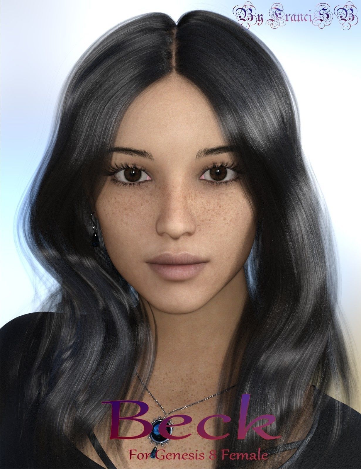 Beck for Genesis 8 Female 3D model animated rigged | CGTrader