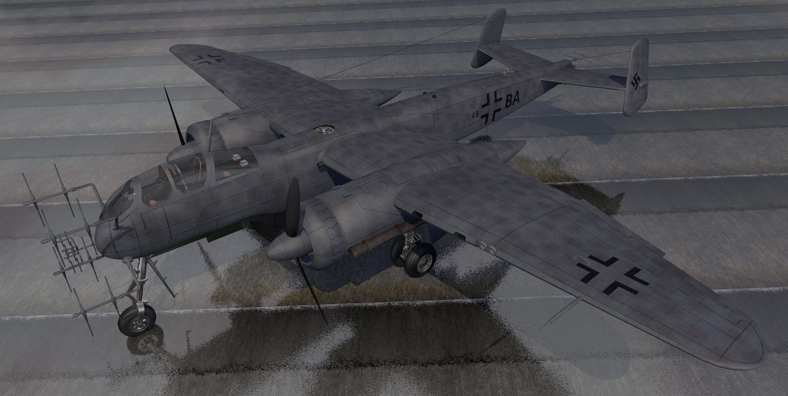 3D Heinkel He 219 A 7 Uhu Nachtjager CGTrader 3D Heinkel He 219 A 7 Uhu Nachtjager CGTrader