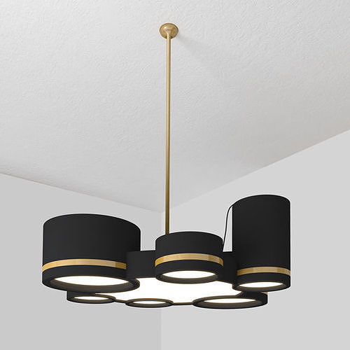 Lighting - Ceiling light cylinder free VR / AR / low-poly 3D model ...