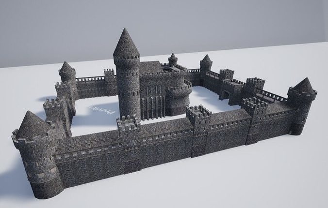 Medieval castle 3D model | CGTrader