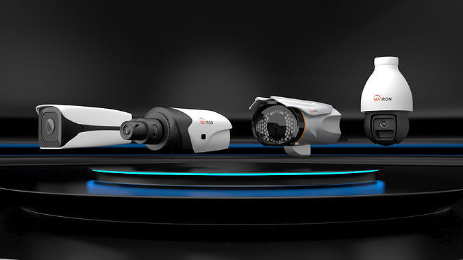 3D model MAXRON security camera VR / AR / low-poly | CGTrader